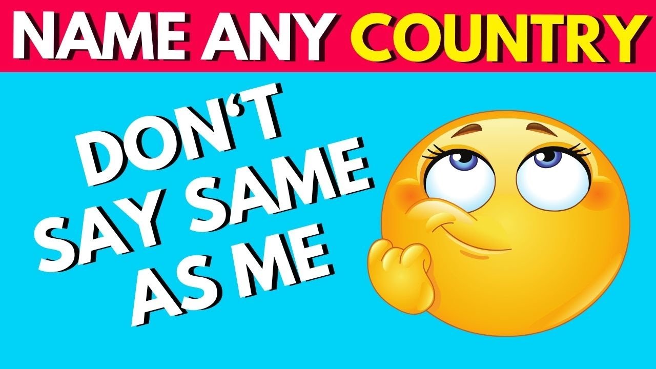 Avoid Saying The Same Thing As Me - COUNTRY EDITION - YouTube