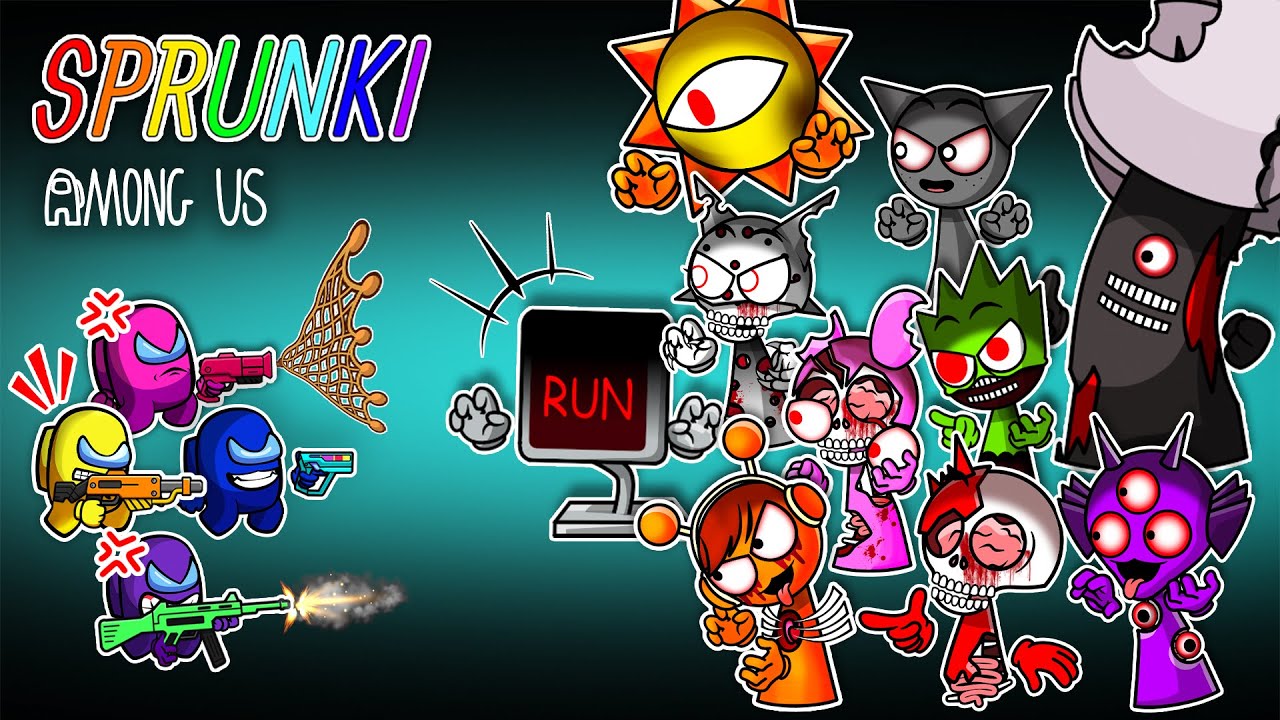 어몽어스 Among Us vs Sprunki | Lost Into The World Of Sprunki Among Us ...