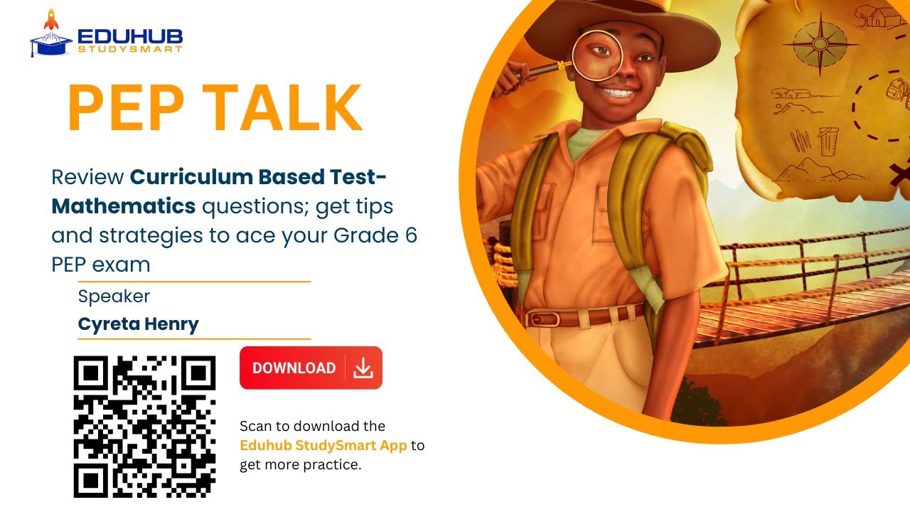 Eduhub StudySmart PEP Talk Curriculum-Based Test - Mathematics - YouTube