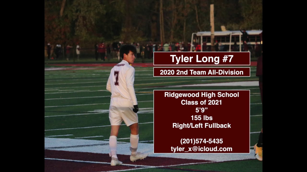 Tyler Long #7 Ridgewood High School Soccer Highlights - Fall 2020 - YouTube
