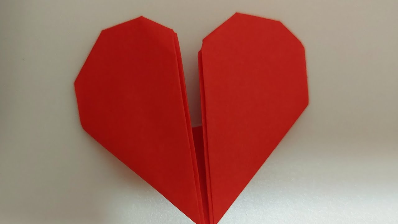 How to fold a heart - YouTube
