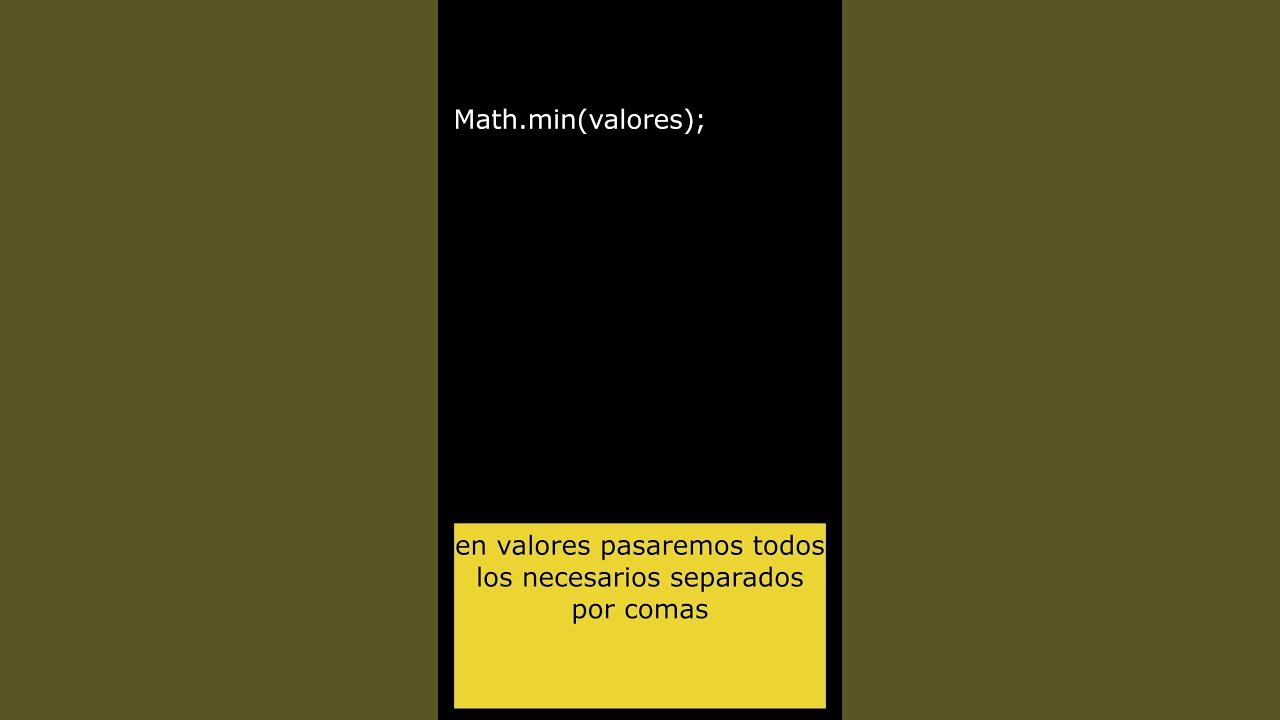 Tips rapidos en Javascript / min - YouTube