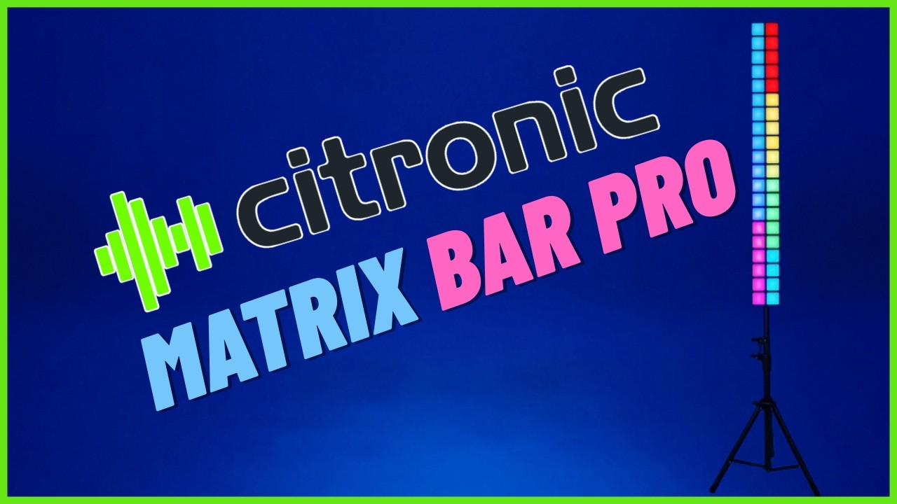 Citronic Matrix Bar Pro – Quick Demo & First Look - YouTube