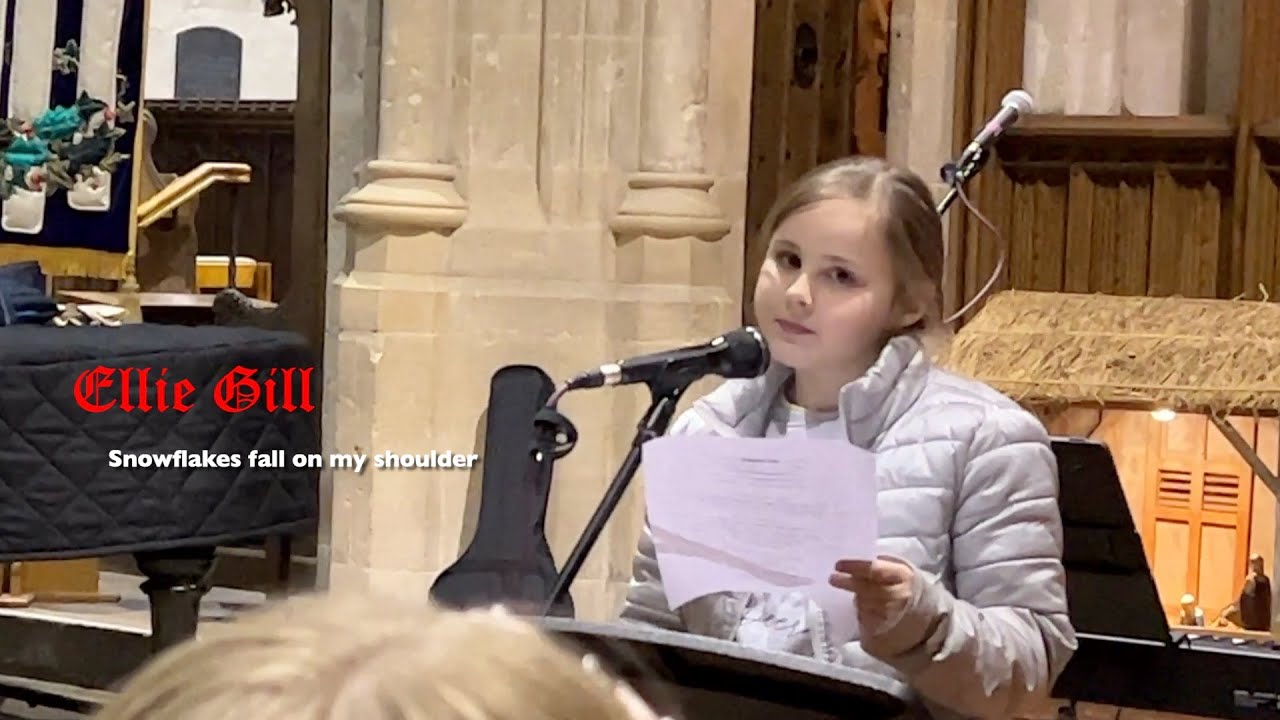 Ellie Gill Snowflakes fall on my shoulder St Mary's Concert 2022 - YouTube