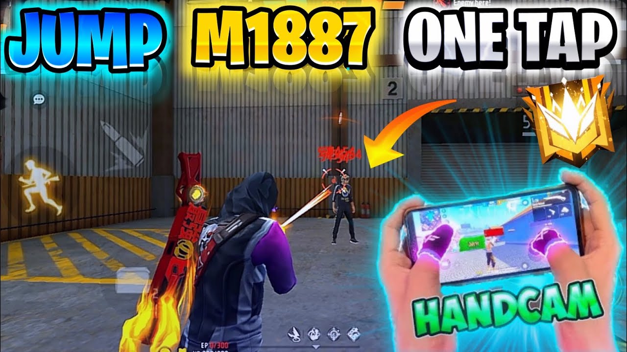 m1887 jump headshot trick | jump headshot free fire | m1887 one tap trick | I'm sohag #freefire ...