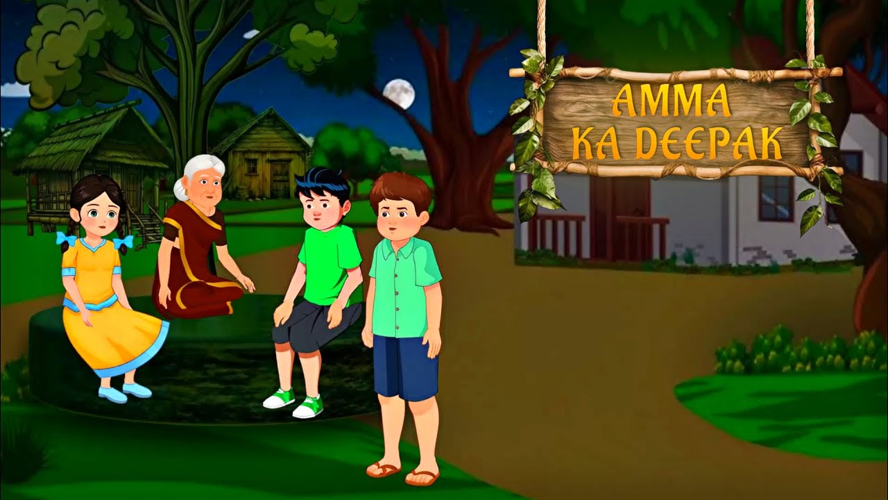 अम्मा का दीपक | Amma ka Deepak | @TinyToonsGalaxy | Hindi Cartoon ...