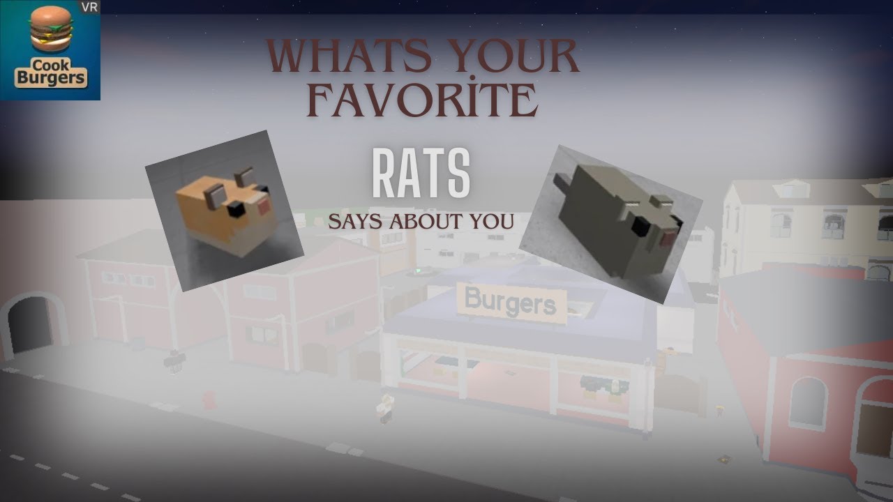 What Favorite Rat in Cook Burgers Says About you - YouTube
