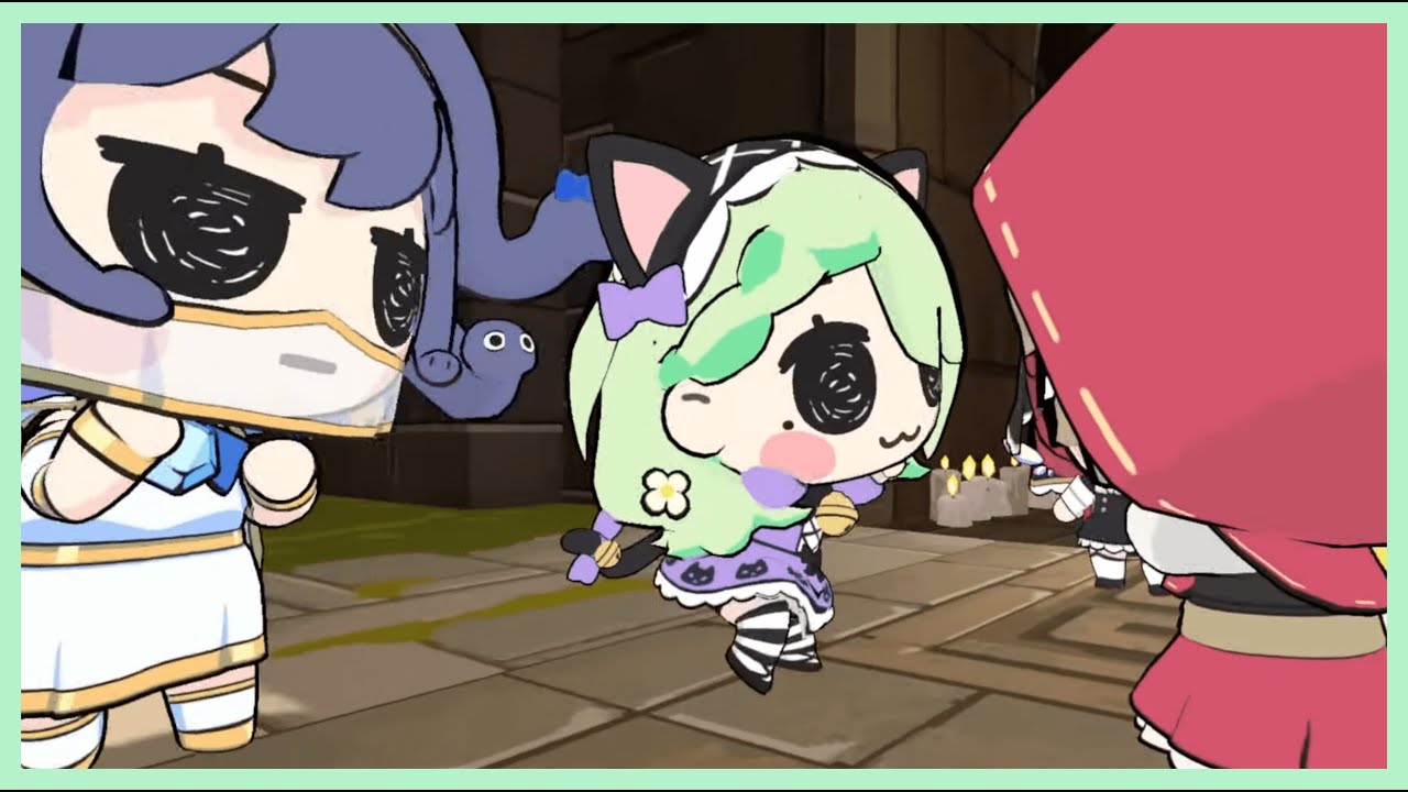 Adorable Smol Fauna, Mumei and Kronii Happily Dance Together [Hololive ...