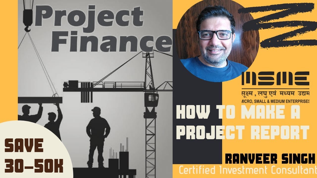 How to make a project report for MSME loans and project loans - YouTube