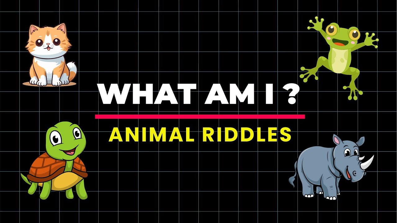 What Am I? - Animal Riddles Edition - YouTube