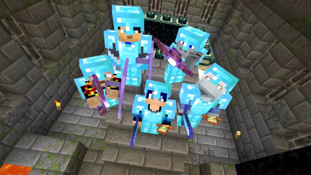 Minecraft Realm: END BATTLE! - YouTube