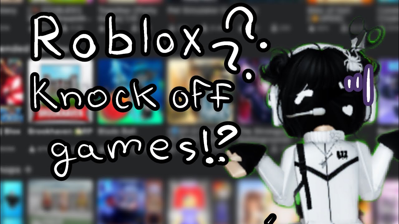 Roblox knock off games? #minbur #roblox #viral #edit - YouTube