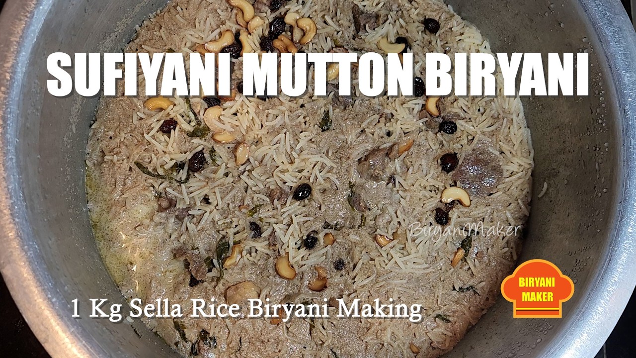 Sufiyani Mutton Biryani | 1 Kg Sella Rice Sofiyani Mutton Biryani ...