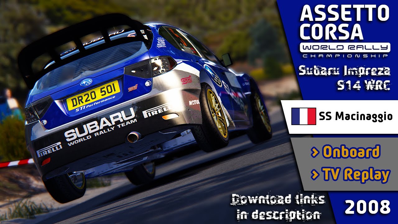 Assetto Corsa Rally | Subaru Impreza S14 WRC | SS Macinaggio - YouTube