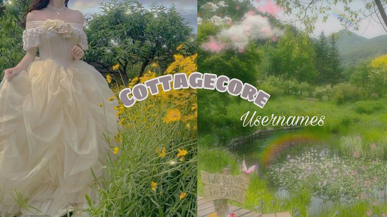 Cottagecore Usernames - YouTube