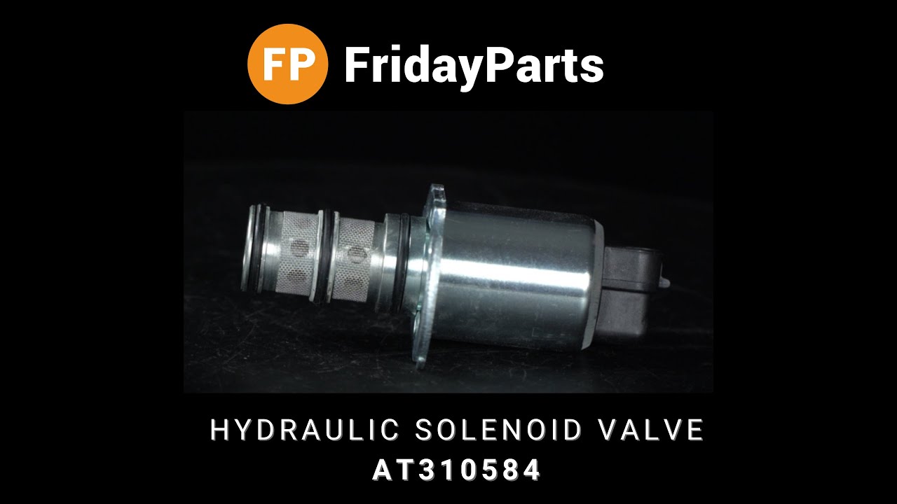 Hydraulic Solenoid Valve AT310584 for John Deere 325J 315SJ 410K 210K ...