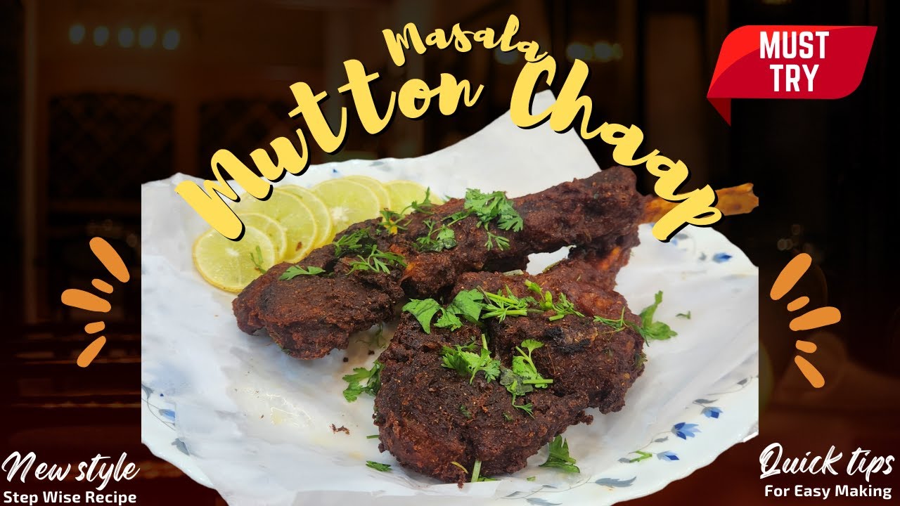 Crispy Mutton Chap Fry Recipe - YouTube