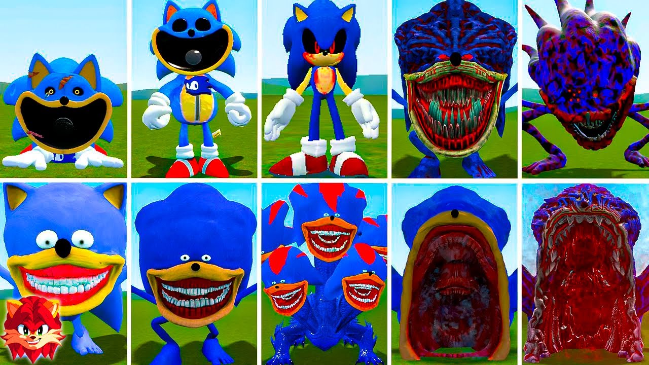 NUEVA EVOLUCION de TODOS LOS SHIN SONIC TAPES en GARRY'S MOD! - YouTube