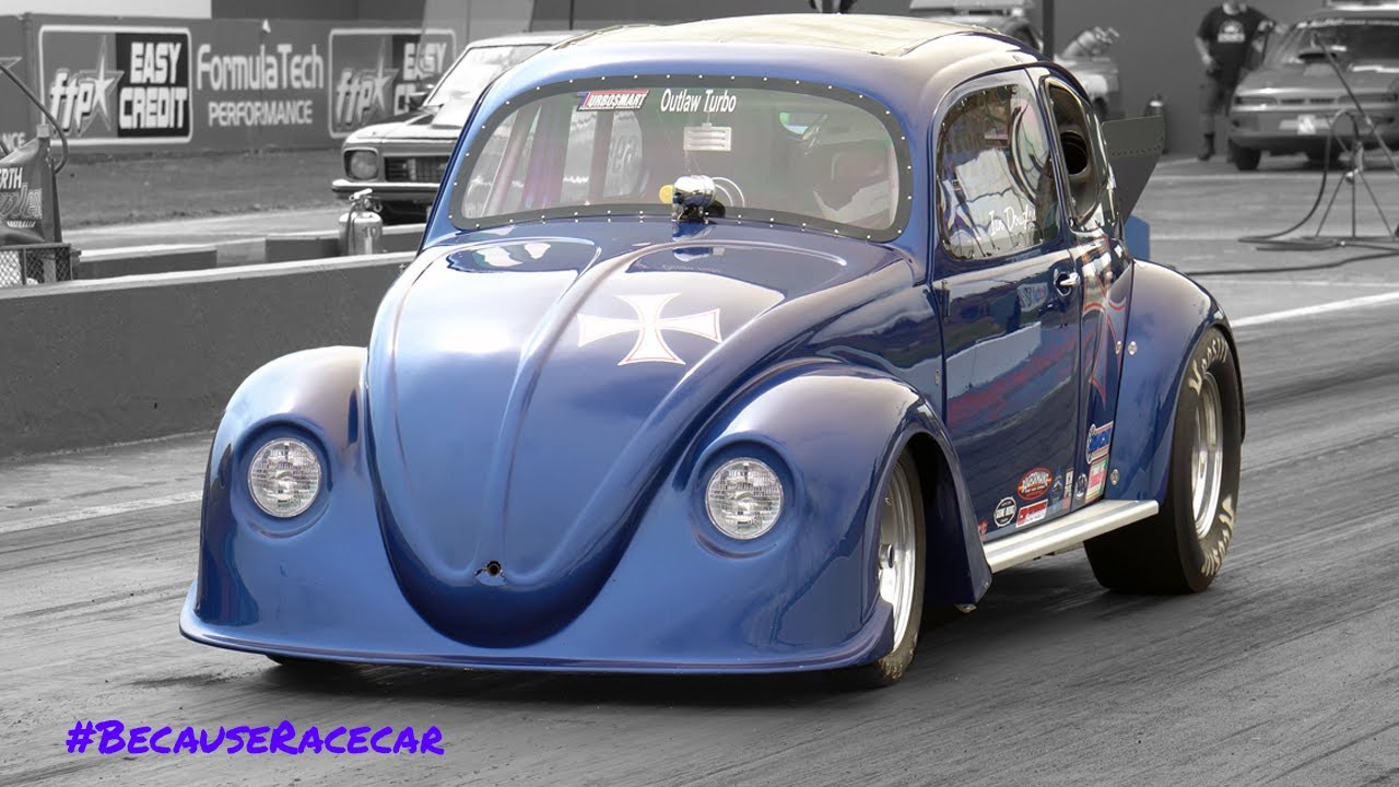 400hp Turbo VW Drag Bug at the October Test and Tune! | 2.4L 1956 Oval ...
