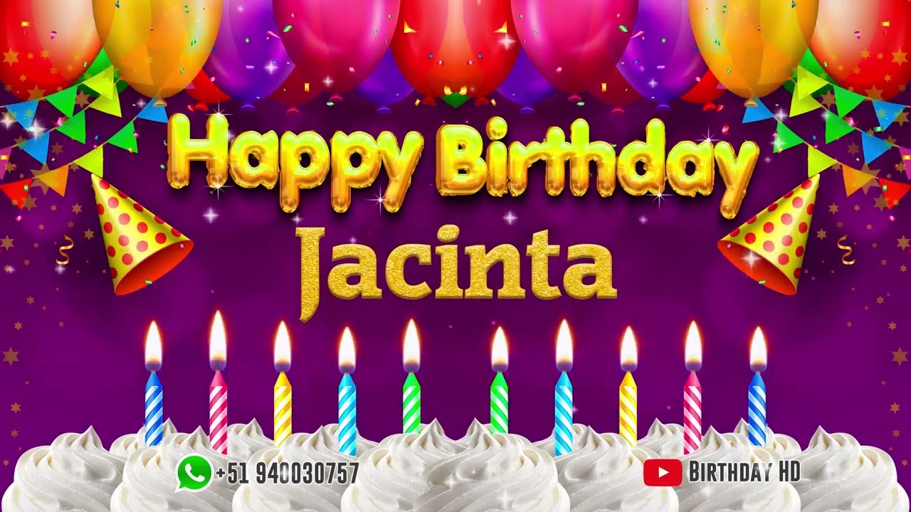 Jacinta Happy birthday To You - Happy Birthday song name Jacinta 🎁 ...
