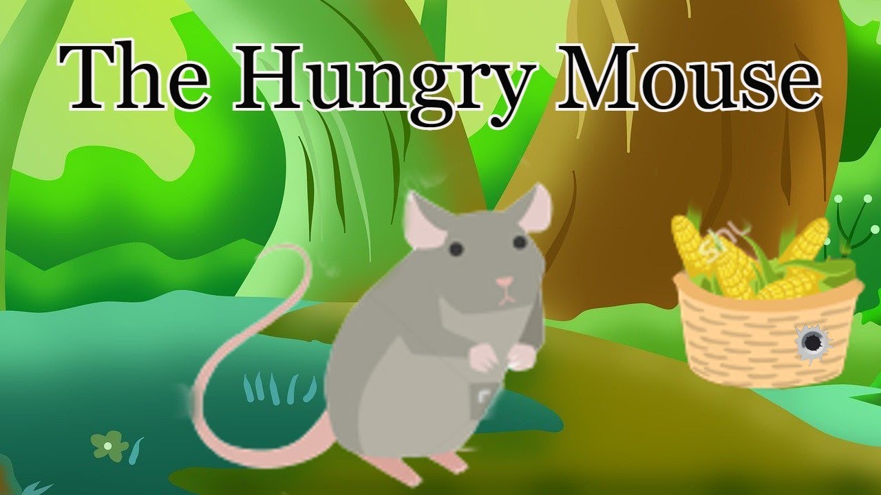 The Hungry Mouse Story in English with Subtitles / 1 minute stories ...