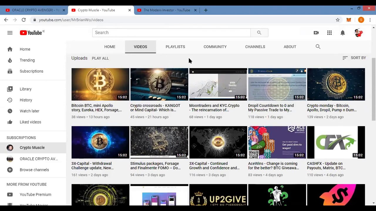 CRYPTO VIEWING for your pleasure: THE ORACLE, CRYPTO MUSCLE, THE MODERN ...