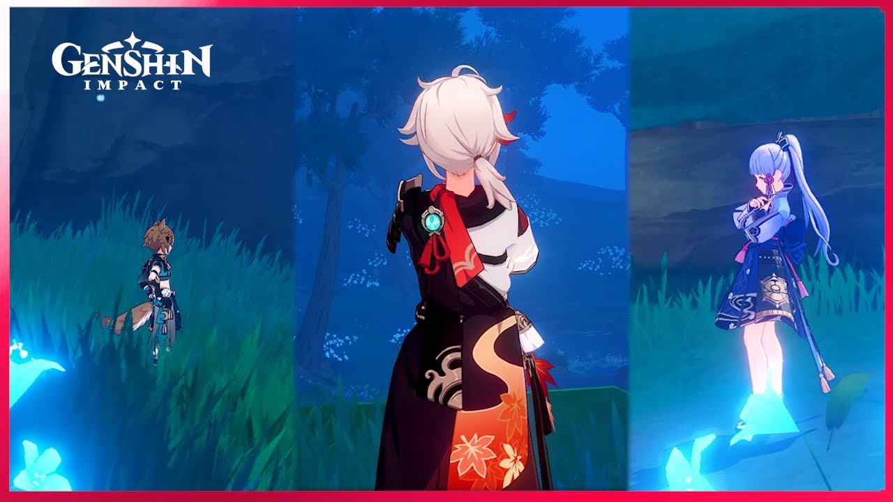 Test of courage Round 1: Choose your fighter - Kazuha, Gouru, Ayaka ...