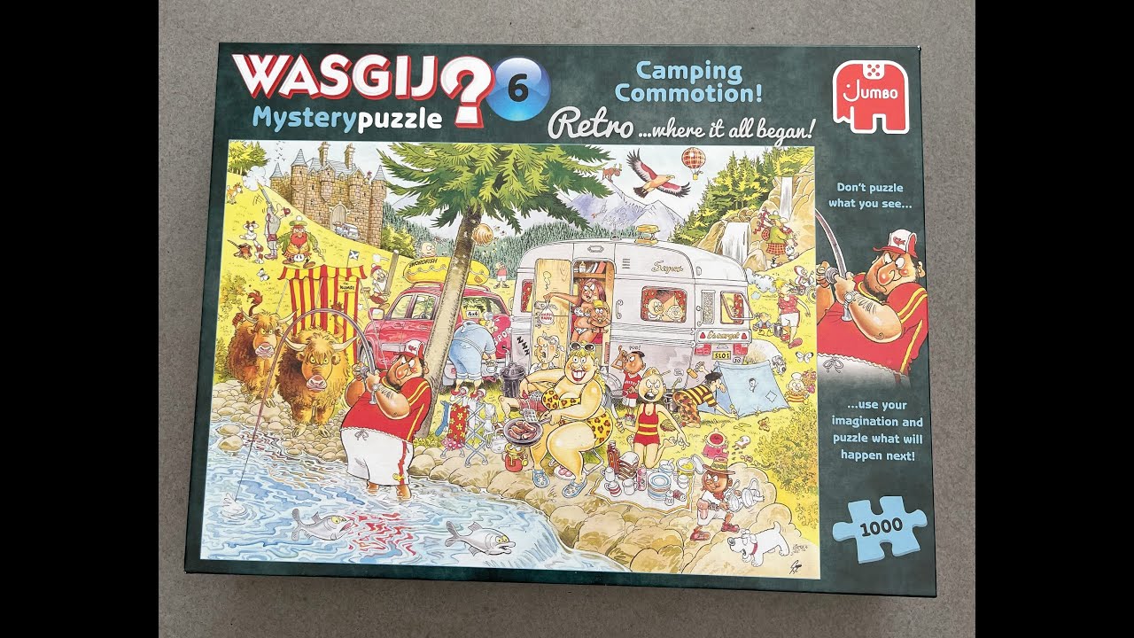 Wasgij Mystery 6 - Camping Commotion Solution - YouTube