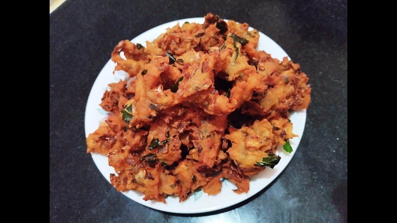 கர கர கோதுமை பக்கோடா /wheat flour pakoda/Pakoda recipe in tamil/how to ...