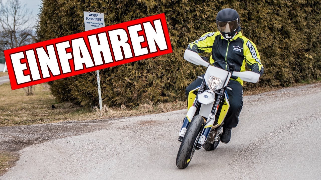 MOTORRAD RICHTIG EINFAHREN - YouTube