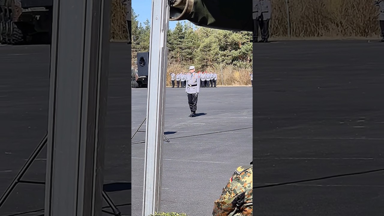 Meldung General der Infanterie Matz bei Kommandoübergabe🇩🇪🦅🫡#bundeswehr ...