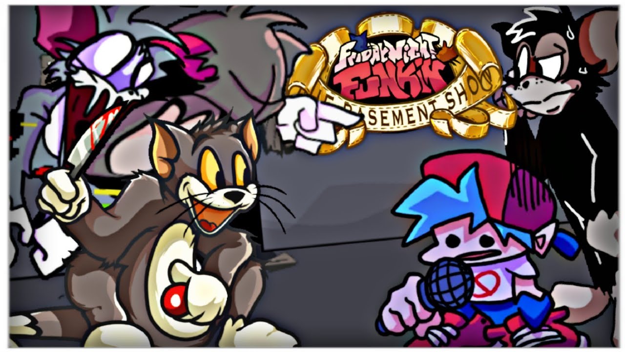 ¡TRIPLE TROUBLE VERSION TOM & JERRY! 🐭🔪🐱 | FNF: THE BASEMENT SHOW PARTE ...