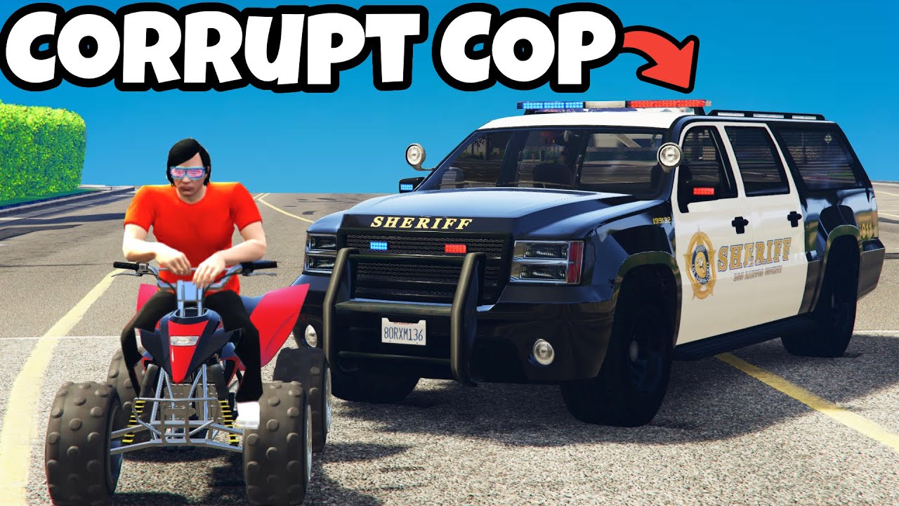 Escaping Corrupt Cops in GTA 5 RP - YouTube