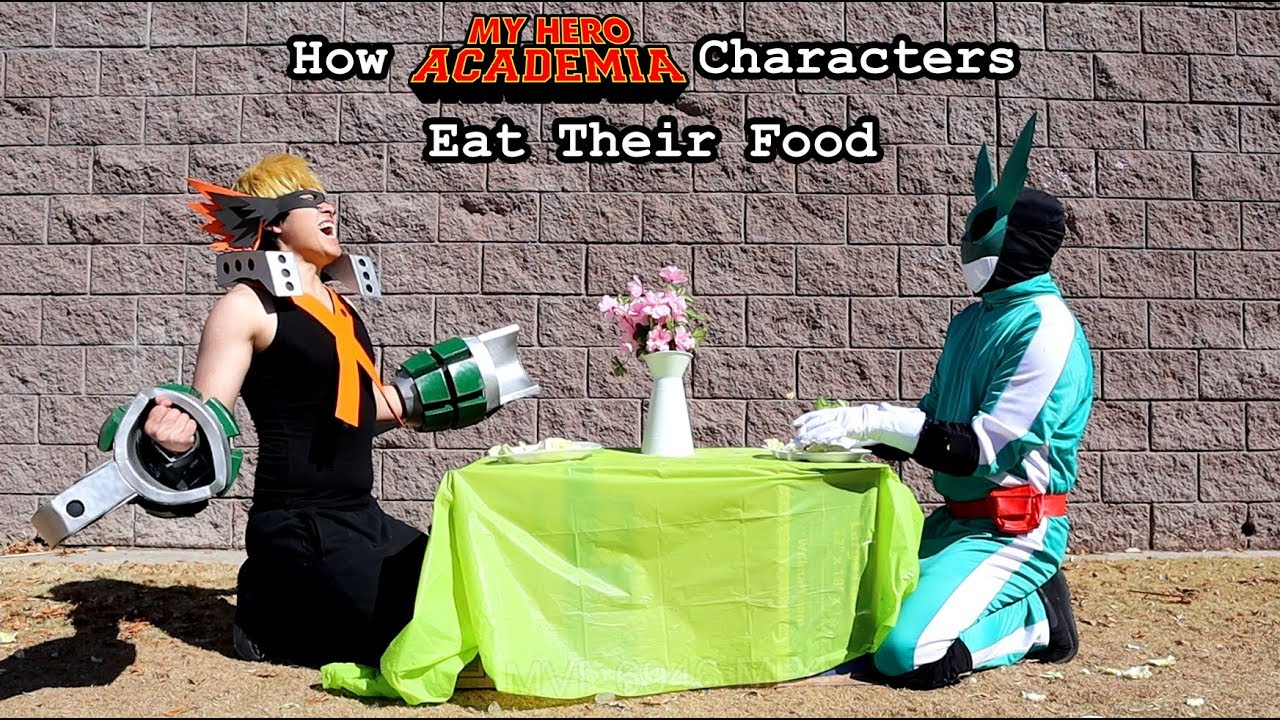 How My Hero Academia Characters Eat Their Food ft. Professor Lando ...