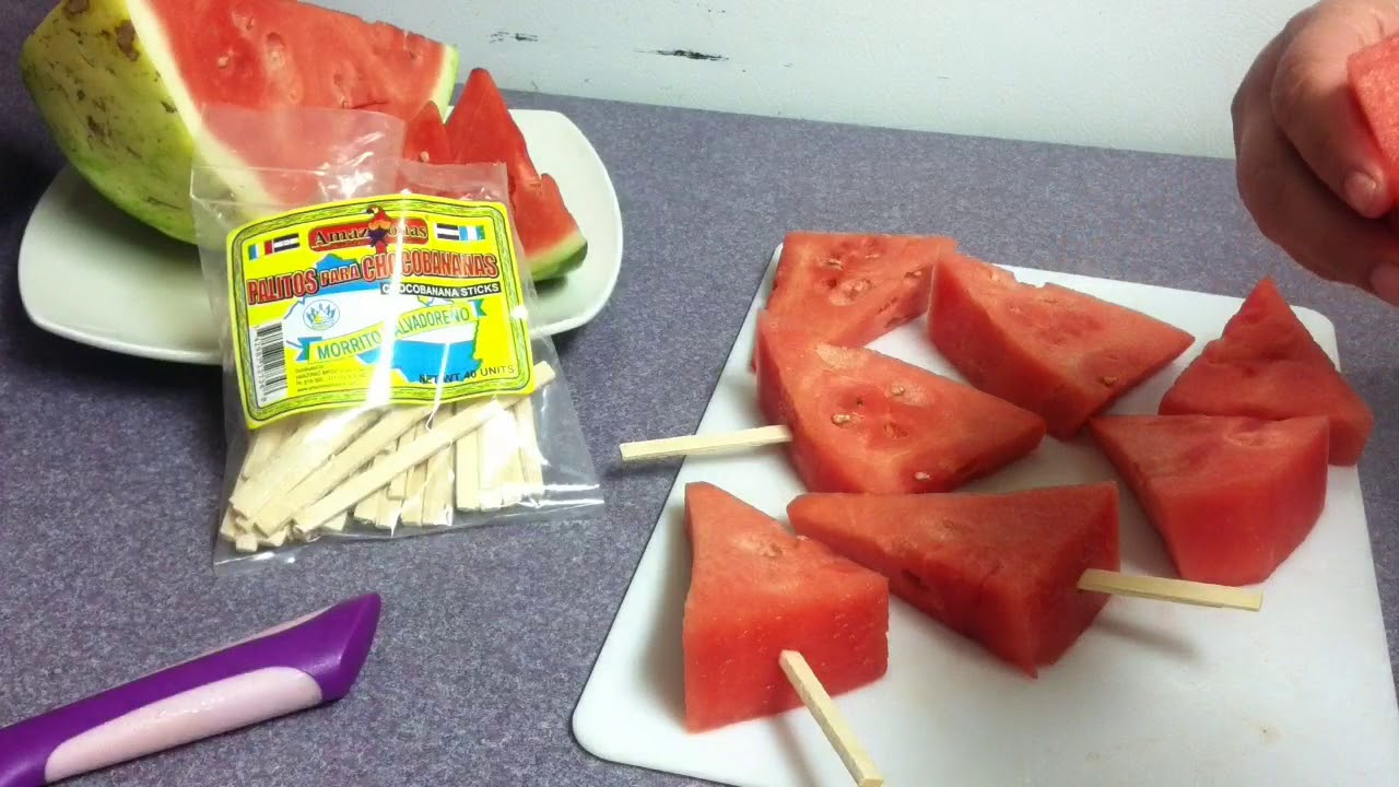 Unas Ricas choco sandia - YouTube