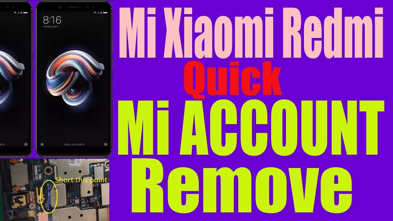 Mi Xiaomi Redmi (Mi Account Remove)तुरन्त Mi Account हटाए - YouTube