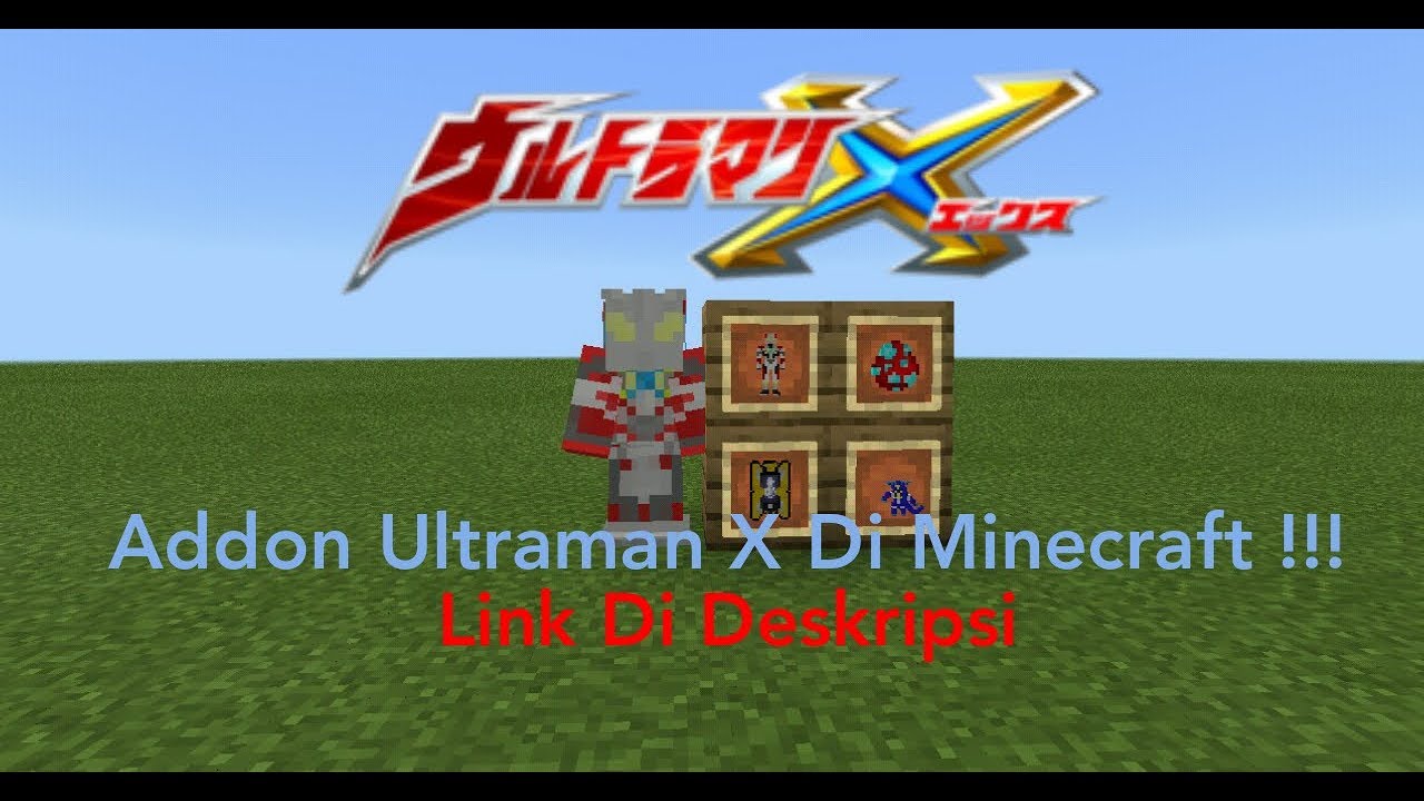 Addon Ultraman X Di Minecraft !!!! | Minecraft Addon - YouTube