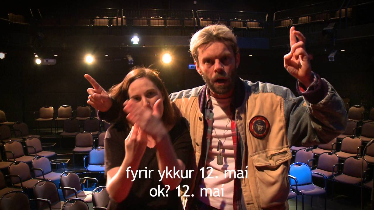 Kenneth Máni táknmálstúlkaður - List án landamæra 12. maí - YouTube