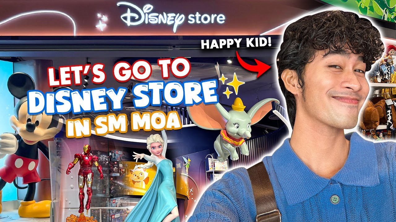 Disney Store in SM MOA (SM Mall of Asia) by Rudolf Villaseñor - YouTube