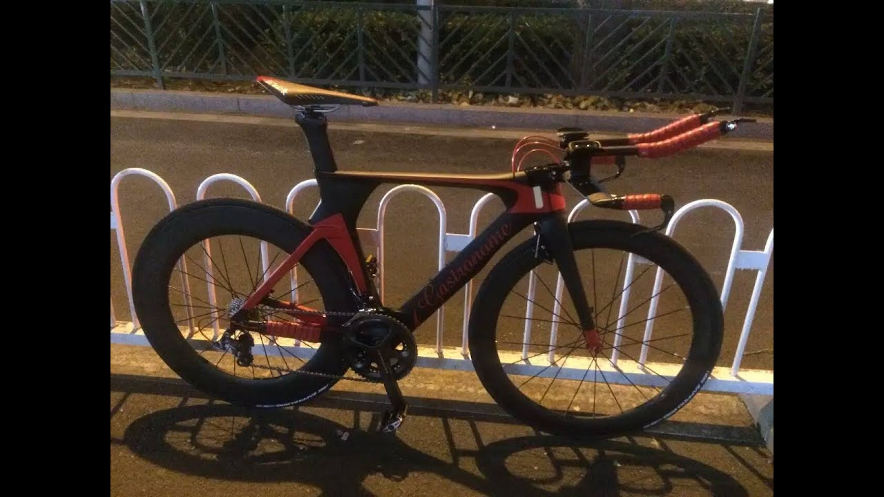custom painting chinese TT carbon bike frame FM095 - YouTube
