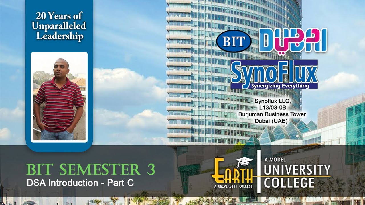 BIT-Semester-3 | DSA-Introduction | Part-C - YouTube