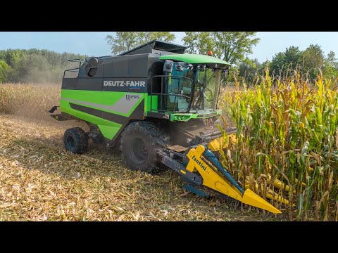 Deutz Fahr C6205 TS + Fantini 6 sıra | Mısır Harmanlama 🌽