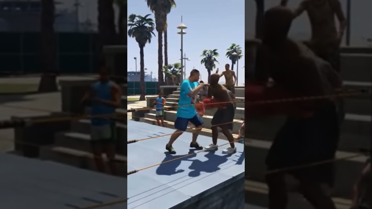 gta 5 john cena attack on boxers #gta5 #johncena #boxing #wwe - YouTube