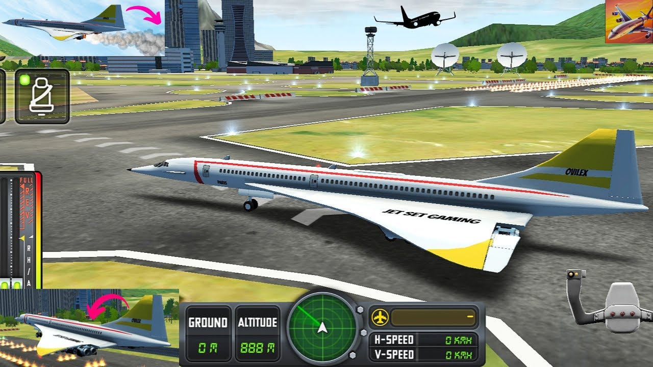 Greenland to Paris with Super Luxury Jet, Flight Sim 2018 Gameplay ...