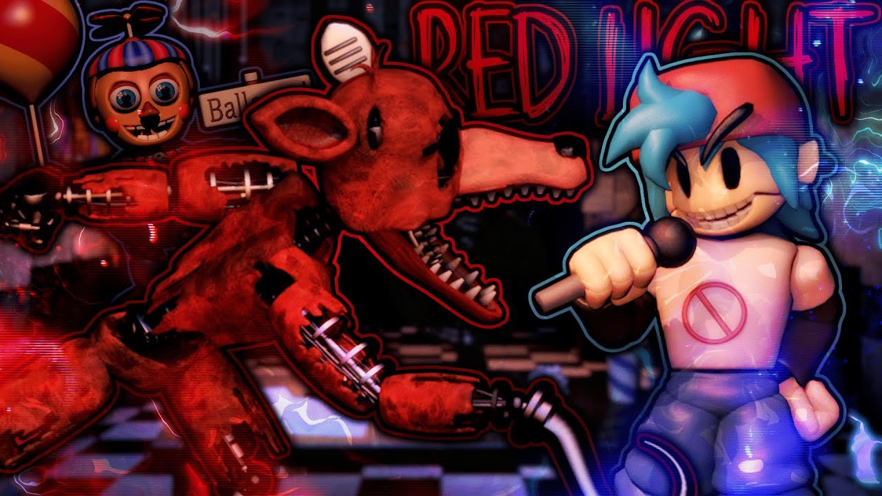 Red Light FNF VS Foxy - FC [FNAF Mod] - YouTube