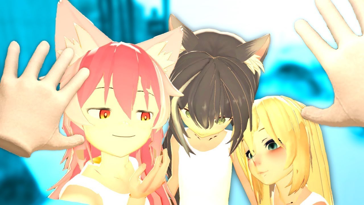 живу с девушкой с ушками в аниме / viva project vr - YouTube