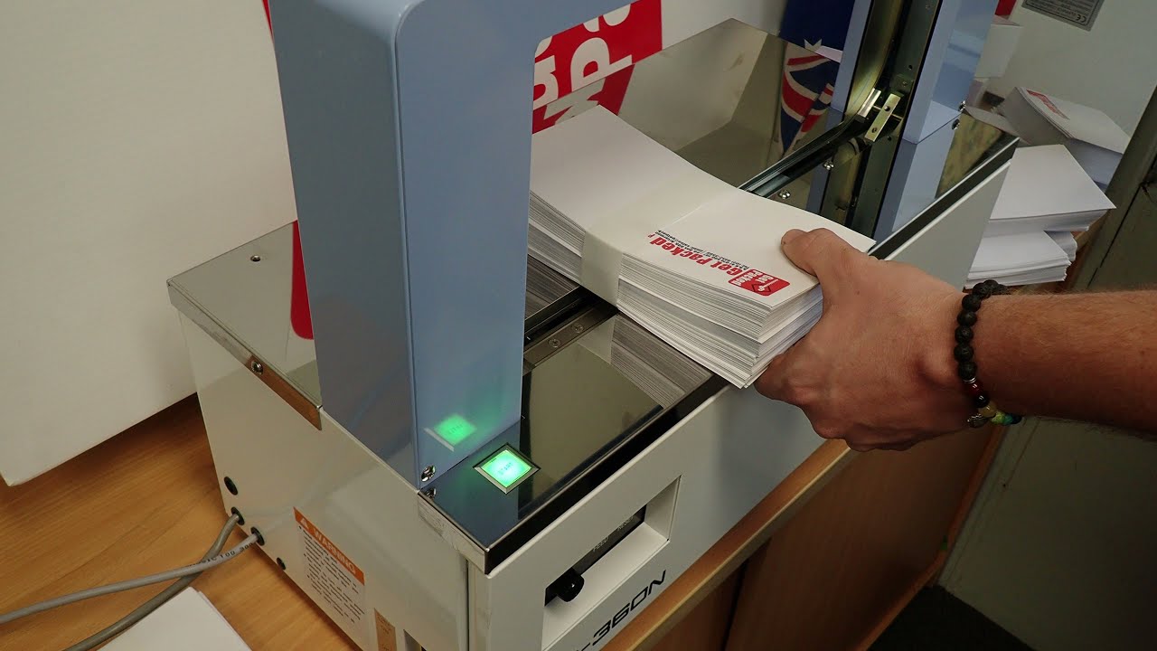 Akebono Paper Banding Machine - YouTube