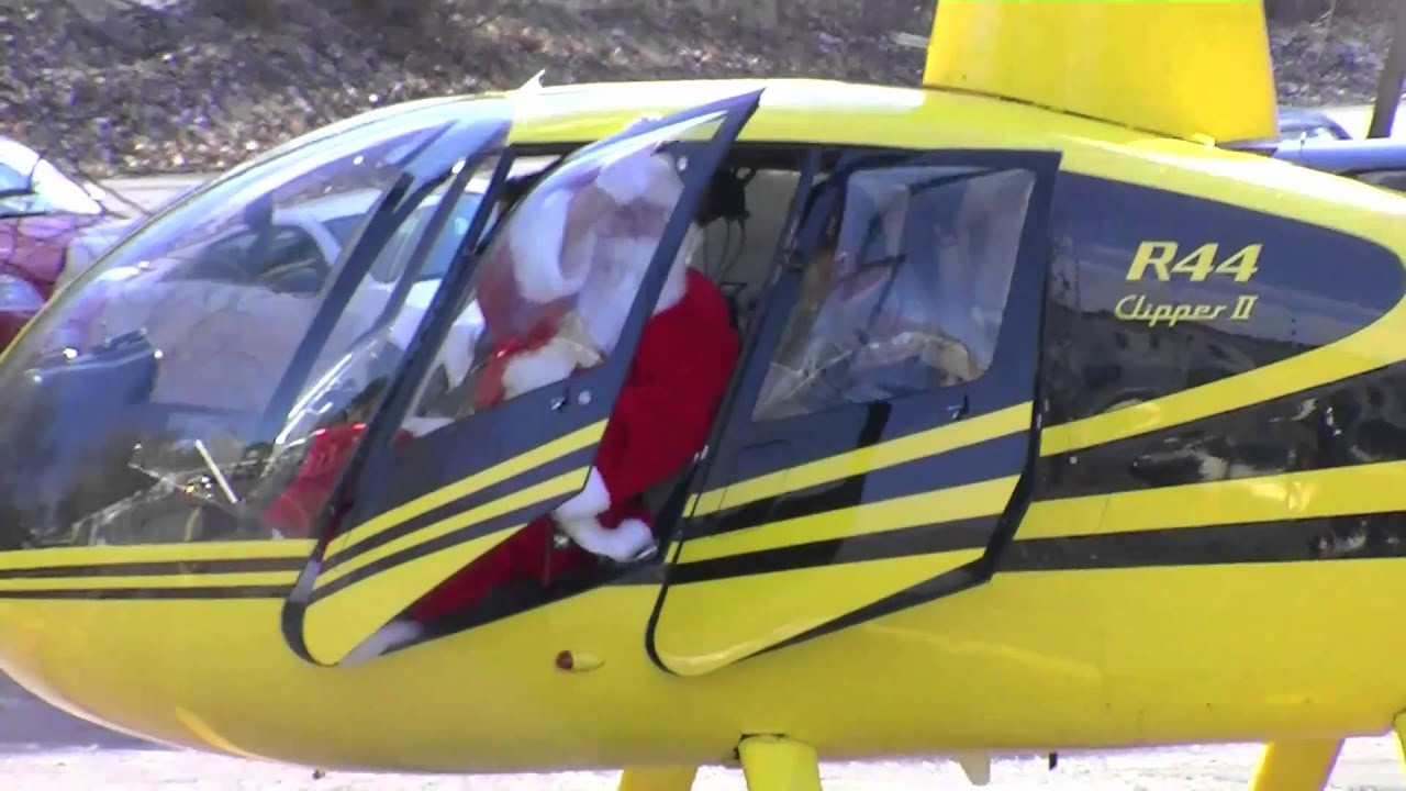 Santa Arrives by Helicopter 12:18:2010.mov - YouTube