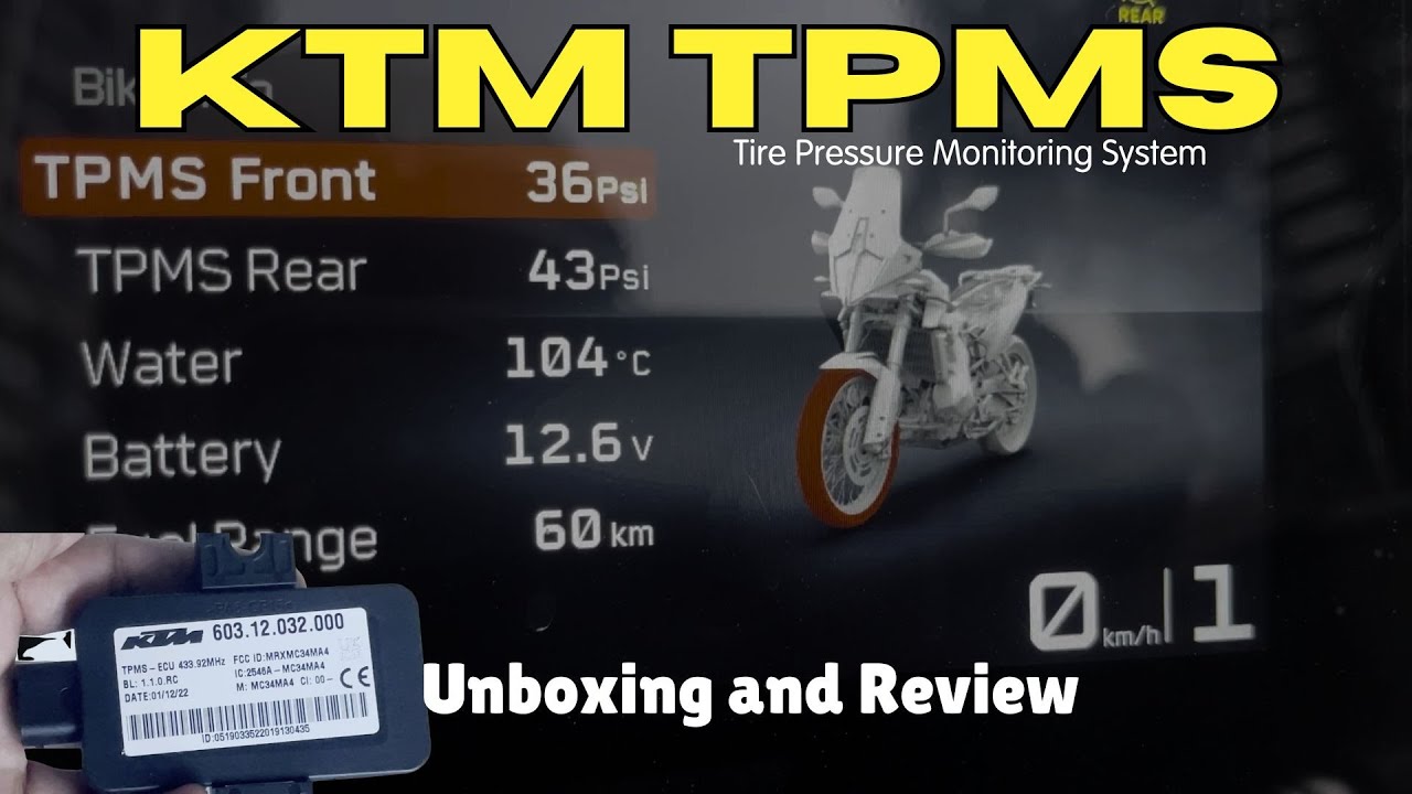 KTM Powerparts TPMS Unboxing and Review - YouTube