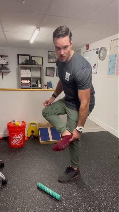 Self Soft Tissue Mobilization On Plantar Fascia Lax Ball Frozen